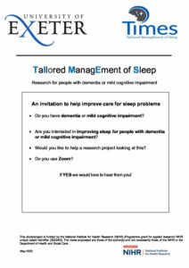 Flyer TIMES study 2023 - People in Research